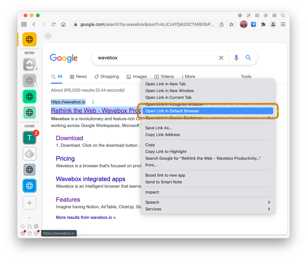 How Do I Get Links To Open In My Default Browser