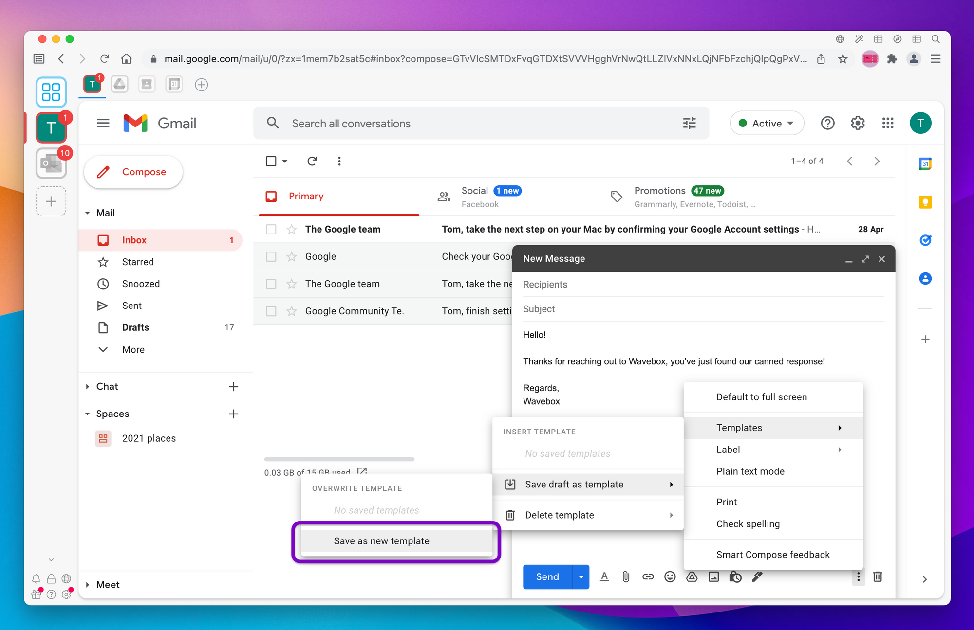 How To Create An Email Template In Gmail